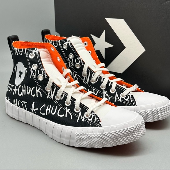 Converse | Shoes | Converse Mens Unttl3d High Top Not A Chuck Black ...